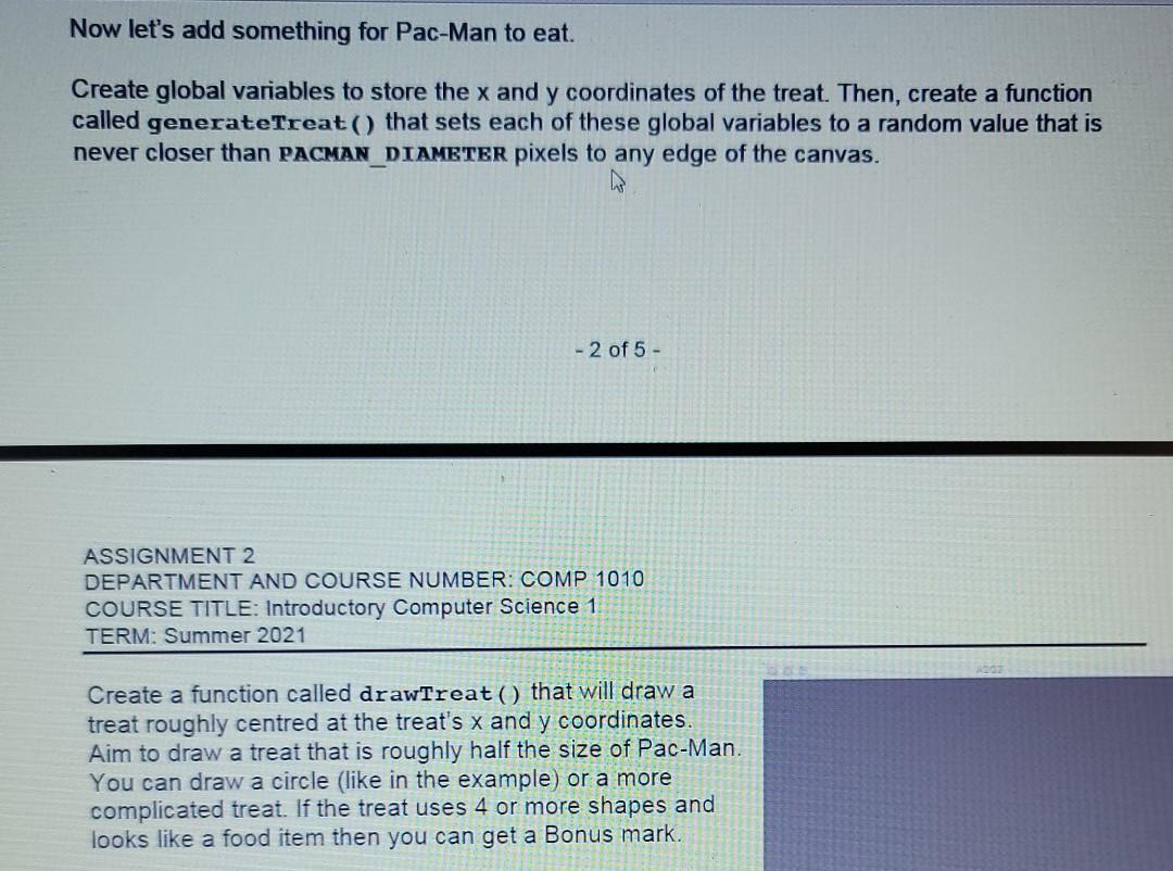 Solved I have provided the incomplete code for the pacman | Chegg.com