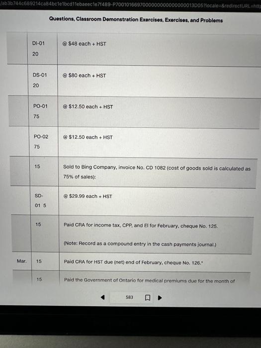 This Mini Practice Set will help you review all the | Chegg.com