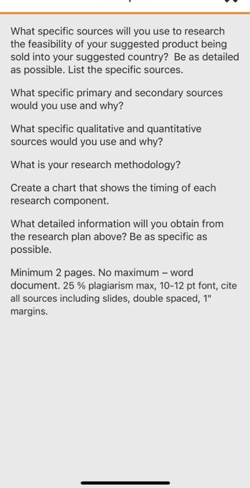 Solved What specific sources will you use to research the | Chegg.com