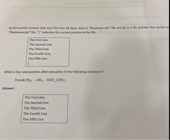 Solved Dd Gaints Assume That Each Line Has 10 Bytes Data 