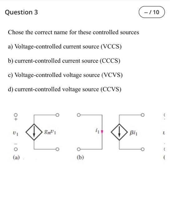Solved Question 3 -- / 10 Chose the correct name for these | Chegg.com