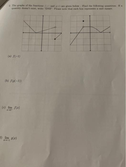 Solved 4. The graphs of the functions g(x) and h(x) ure | Chegg.com