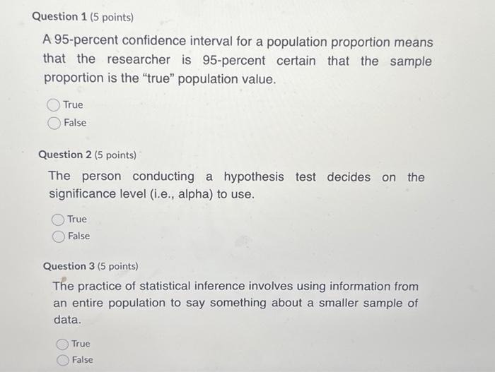 A 95-percent confidence interval for a population | Chegg.com