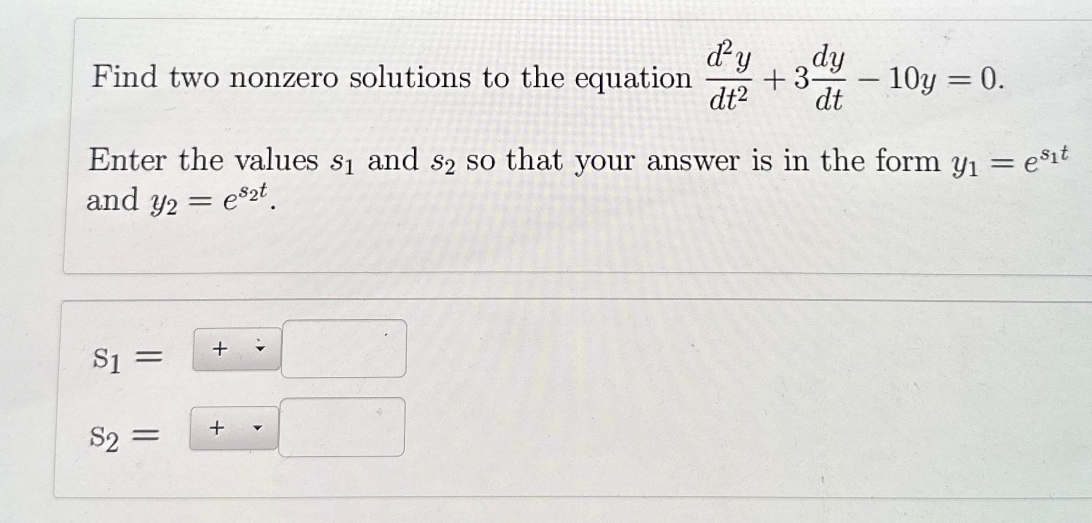 Solved Find two nonzero solutions to the equation | Chegg.com