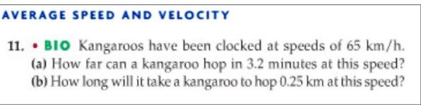 Solved 11. - BI0 Kangaroos have been clocked at speeds of 65 | Chegg.com