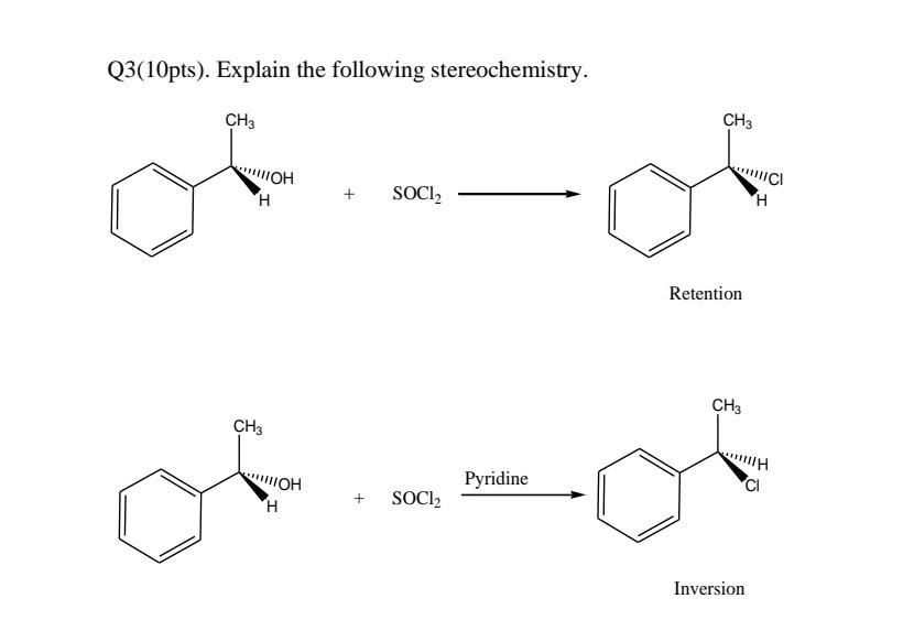 Solved Q3(10pts). Explain the following stereochemistry. CH3 | Chegg.com