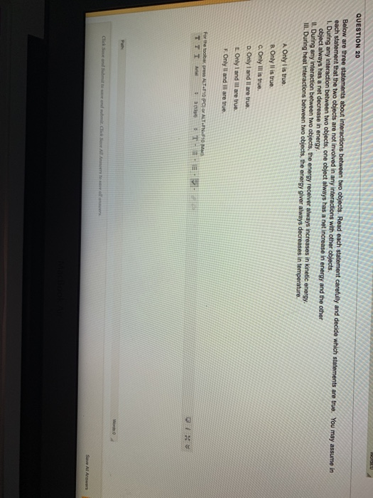 Solved QUESTION 20 Below are three statements about | Chegg.com