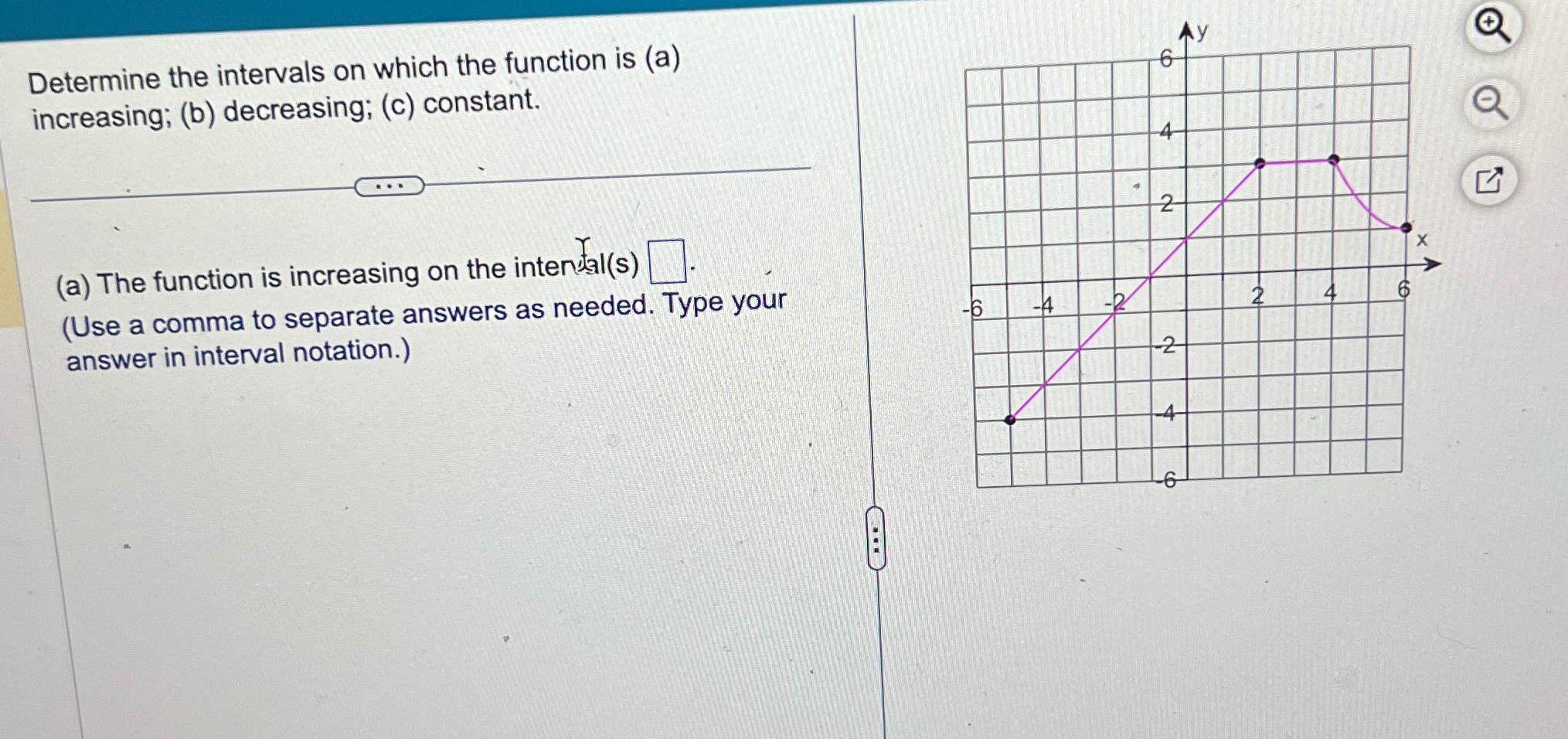 Solved Determine the intervals on which the function is (a) | Chegg.com