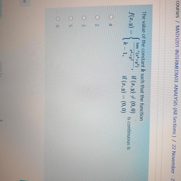 Solved courses / MATH201 -INTERMEDIATE ANALYSIS (All | Chegg.com