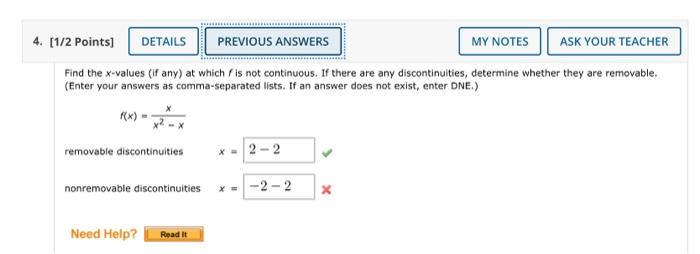 Solved Find The X Values If Any At Which F Is Not