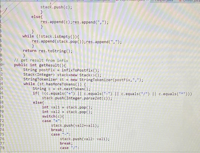 Solved An Expression Evaluatorfor This Project You Will Chegg