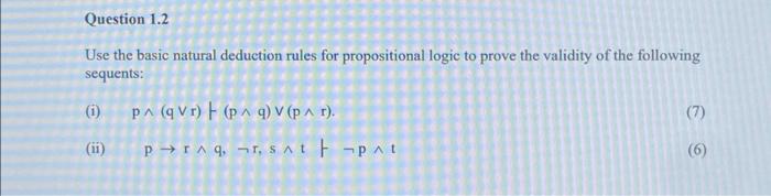 Solved Use the basic natural deduction rules for | Chegg.com