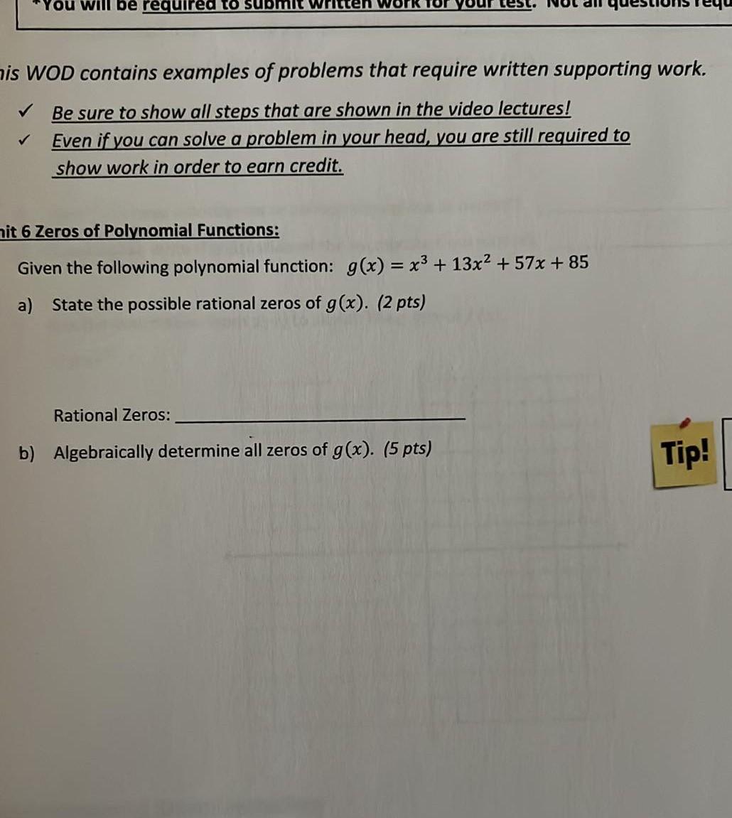 Solved Unit 9 Composite and Inverse Functions: 4. Given the | Chegg.com