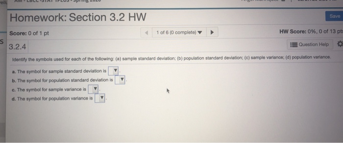 Solved Homework Section 3 2 Hw Save 1 Of 6 0 Complete Hw