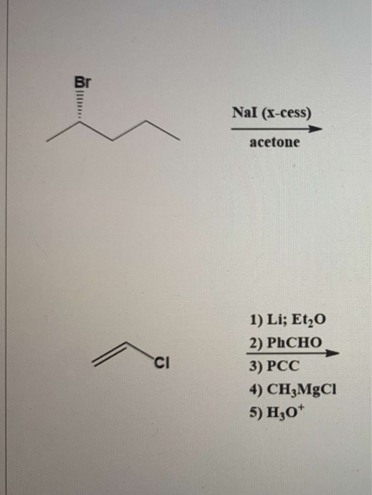 Solved For the following reactions, write the bond-line | Chegg.com