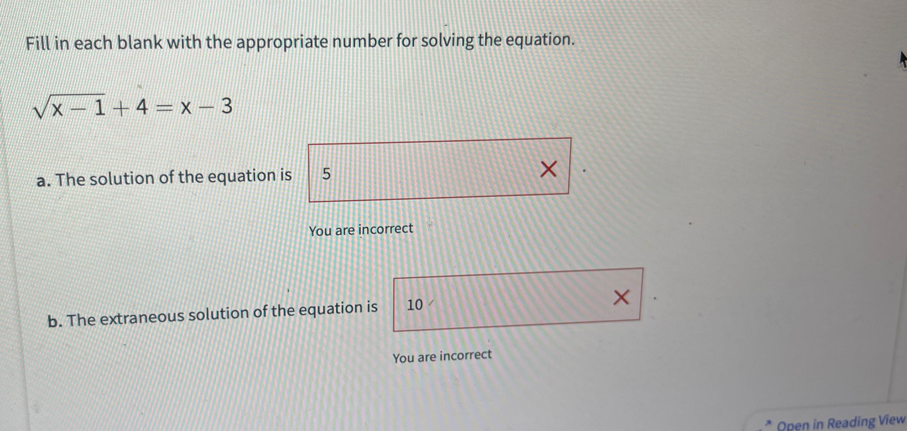 Solved Fill in each blank with the appropriate number for | Chegg.com