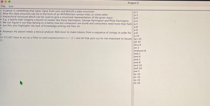 Solved so my program outputs the vowels as it is parsed line | Chegg.com
