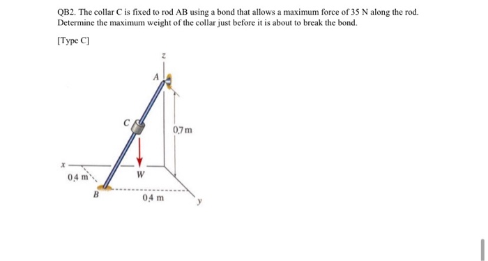 Solved QA2. Three supporting cables exert forces shown on | Chegg.com