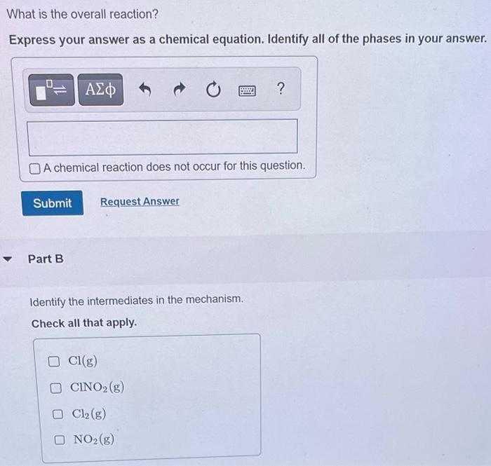 Solved Consider the following two-step mechanism for a | Chegg.com