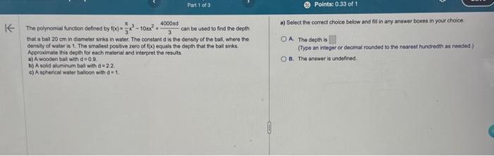 Solved The polynomial function defined by | Chegg.com