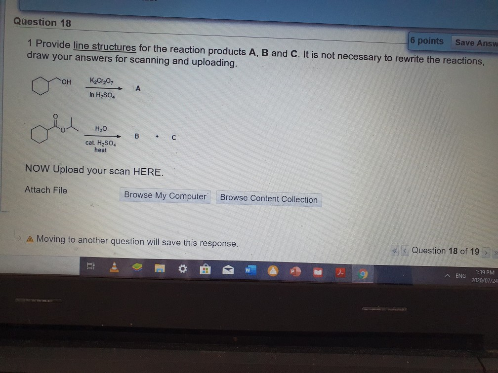 Solved Question 18 6 points Save Answ 1 Provide line | Chegg.com