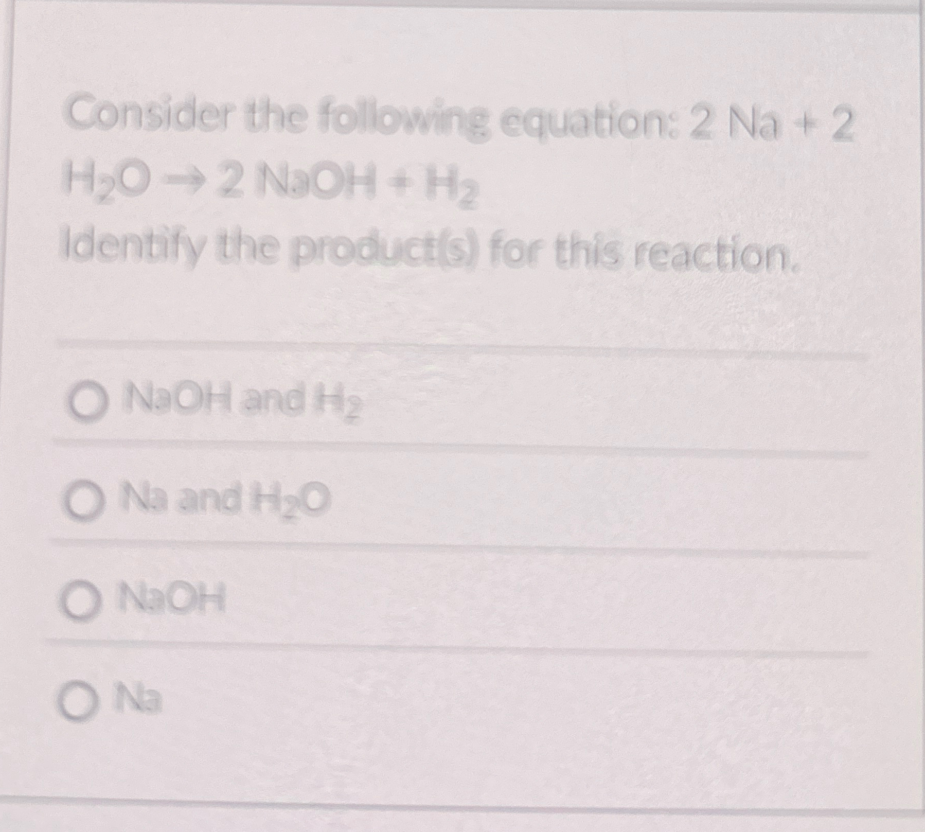 Solved Consider the following equation: | Chegg.com