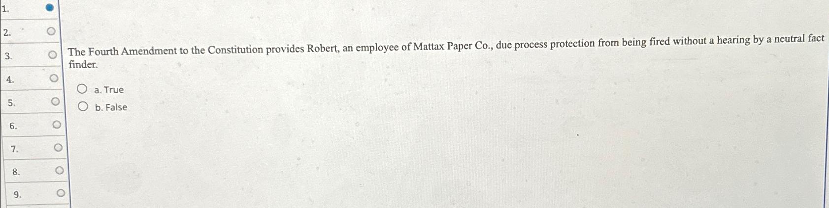 Solved 1.2 ﻿The Fourth Amendment to the Constitution | Chegg.com