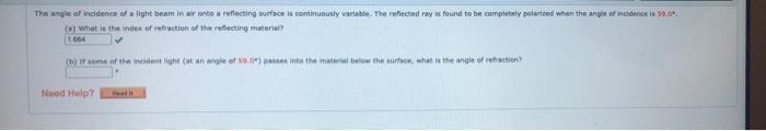 Solved Three Discrete Spectral Lines Occur At Angles Of