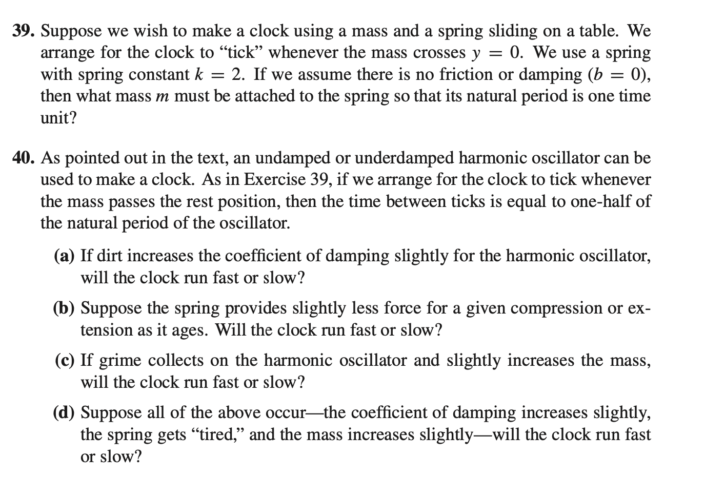 Solved Problem 40 ﻿please Suppose we wish to make a clock | Chegg.com
