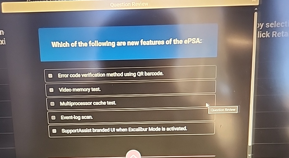Which of the following are new features of the G | Chegg.com