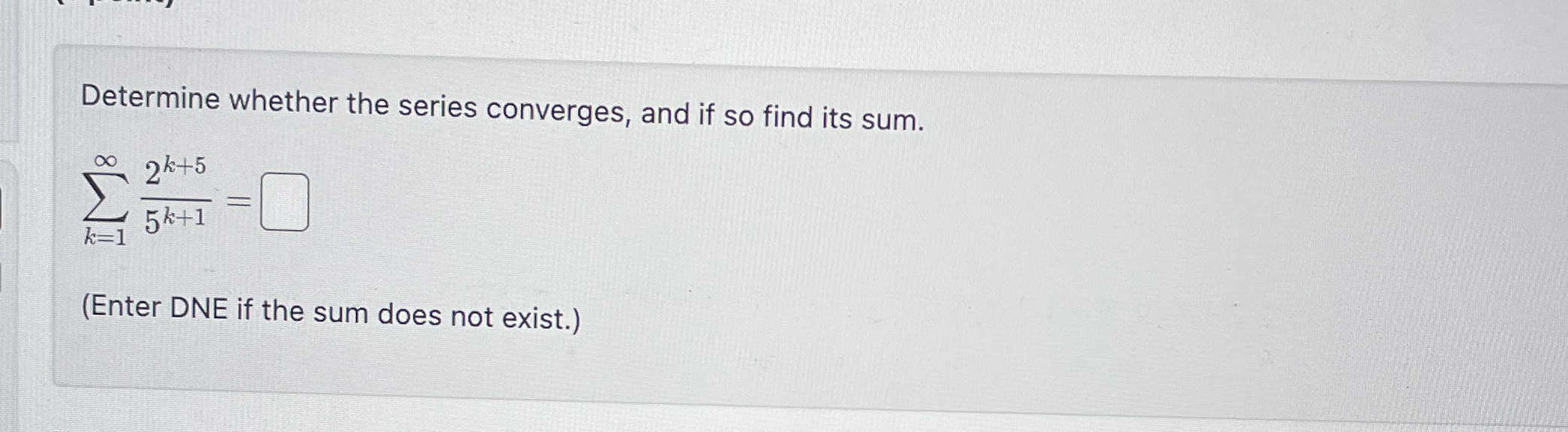 Determine whether the series converges, and if so | Chegg.com Determine whether the series converges, and if so | Chegg.com