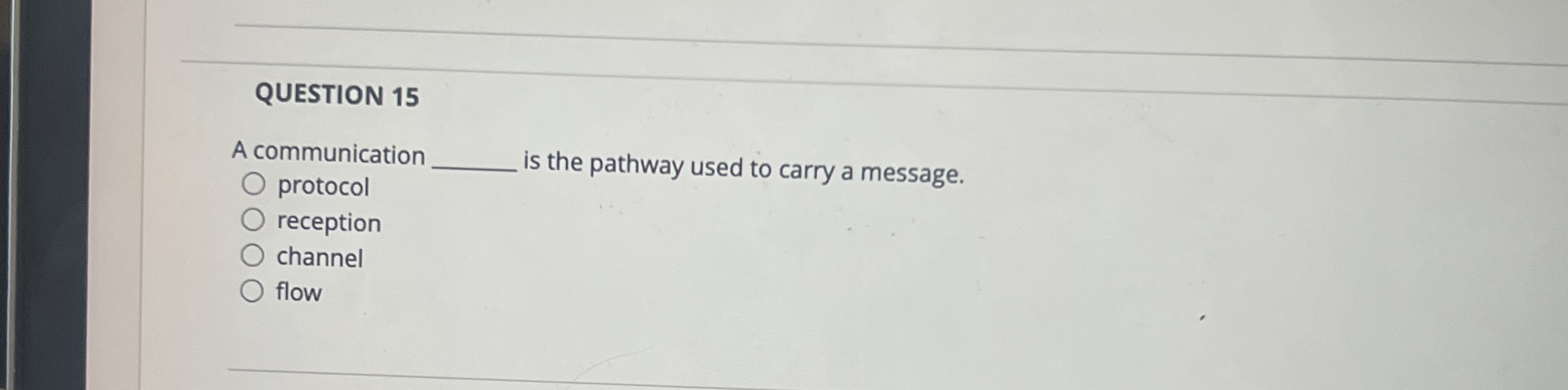 Solved QUESTION 15A communication ﻿protocol ﻿is the | Chegg.com