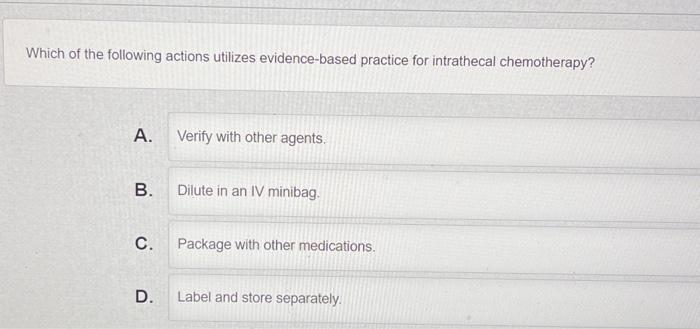 Solved Which of the following actions utilizes | Chegg.com