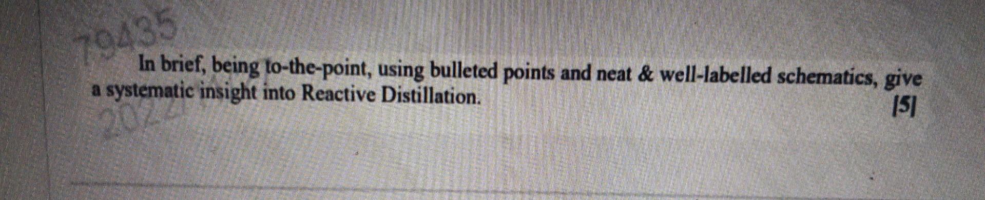Solved In brief, being to-the-point, using bulleted points | Chegg.com