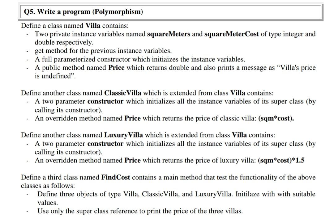 Solved Write Java Program Without Comments Without Output I 4341