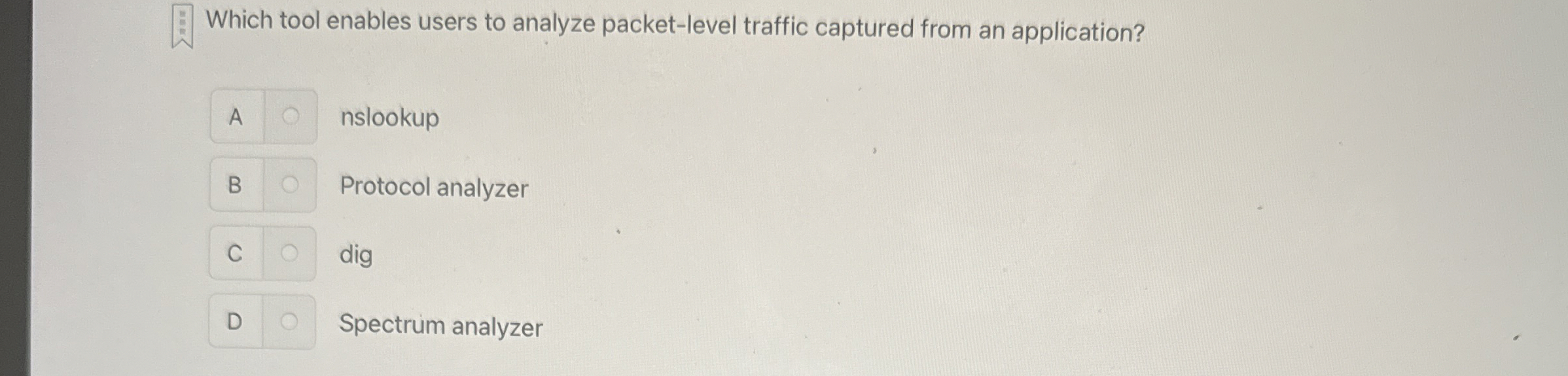 Solved Which tool enables users to analyze packet-level | Chegg.com