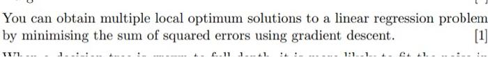 Solved You can obtain multiple local optimum solutions to a | Chegg.com
