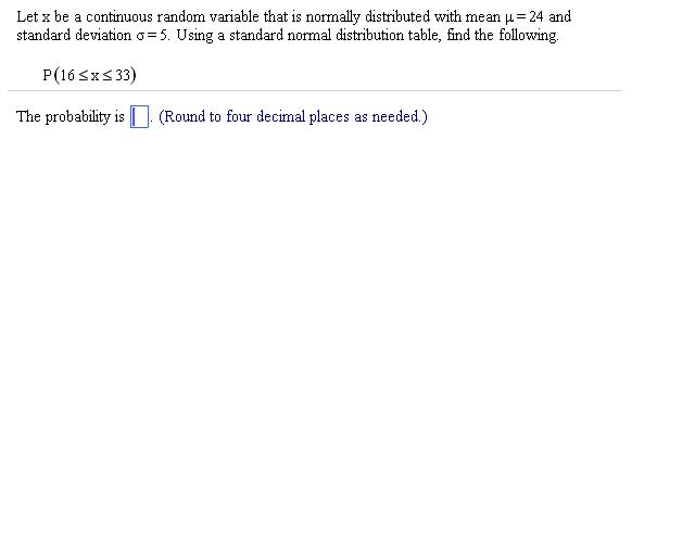 Solved Let x be a continuous random variable that is | Chegg.com