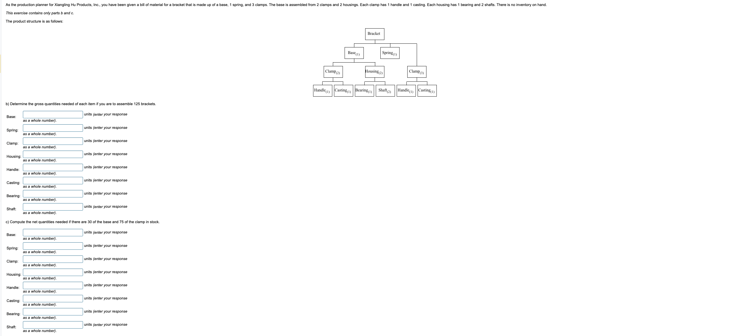 Solved This exercise contains only parts b ﻿and c.The | Chegg.com