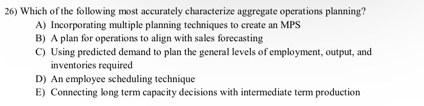Solved Which of the following most accurately characterize | Chegg.com