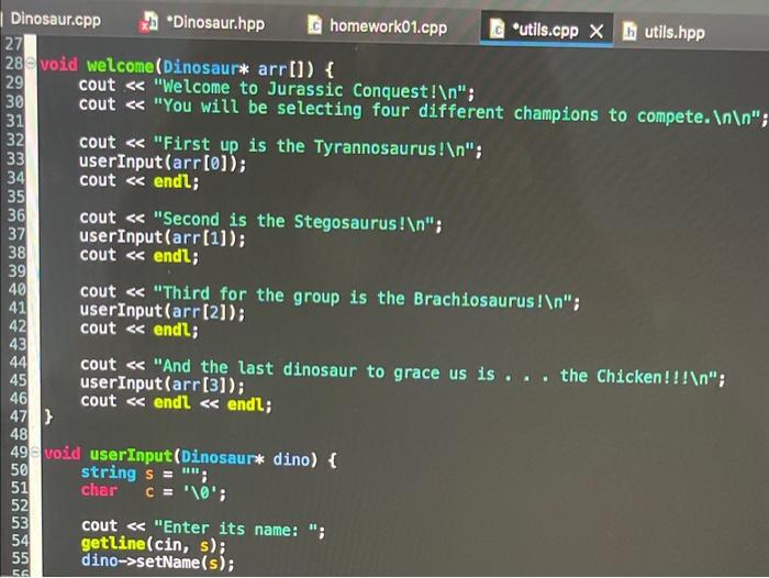 Solved I need help with fixing my codes and also I have | Chegg.com