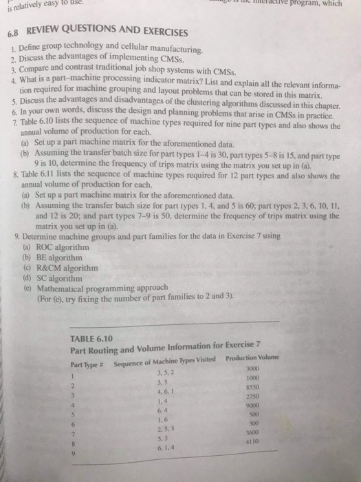 Solved 6.8 REVIEW QUESTIONS AND EXERCISES 1. Define group | Chegg.com