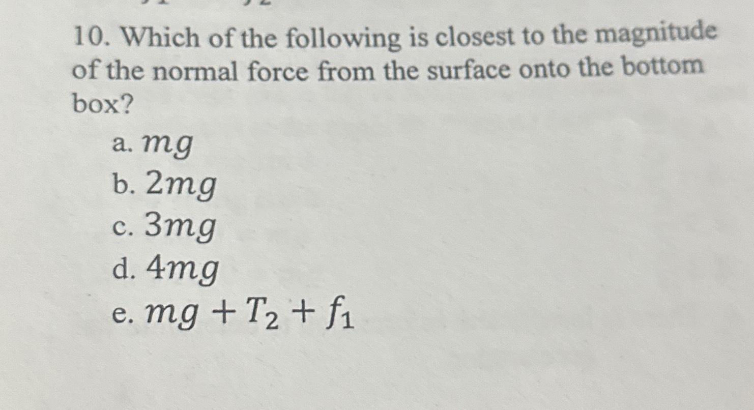 Solved Questions 8-10:Two blocks are stacked and moving | Chegg.com