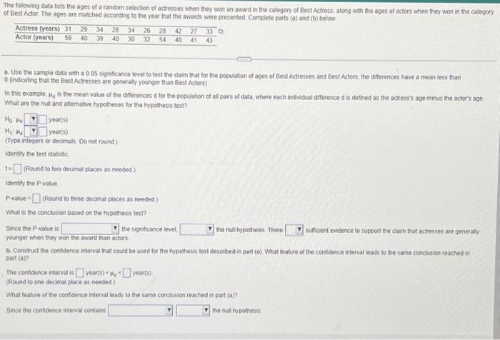 Solved A Use The Sample Data Wh A 005 Signifcance Level To 3864