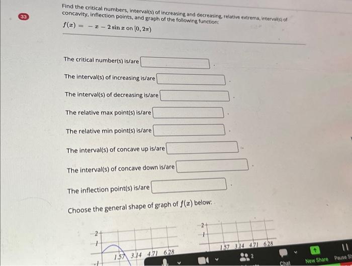 Solved Consider the function f(x)=x2e10x. f(x) has two | Chegg.com