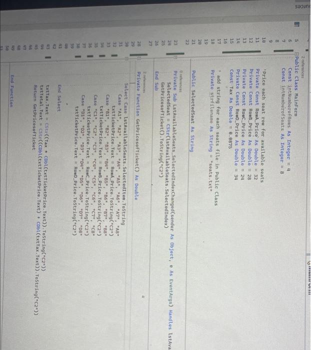 Solved !! URGENT Vs STUDIOS PLEASE HELP!!'need help coding | Chegg.com