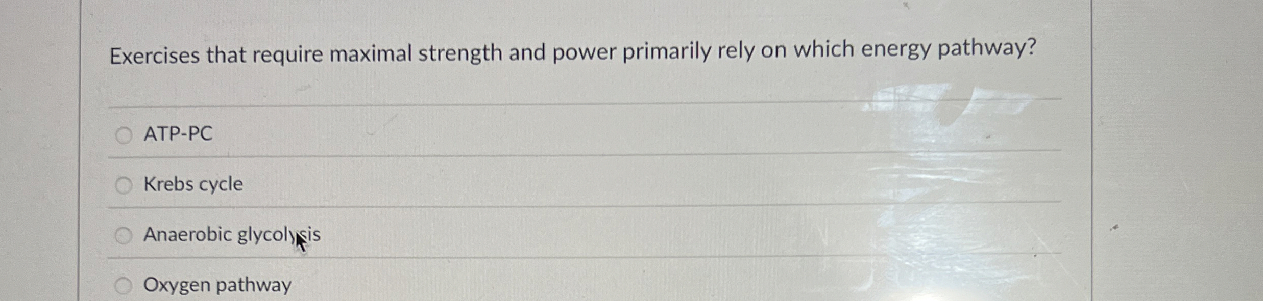 Solved Exercises that require maximal strength and power | Chegg.com
