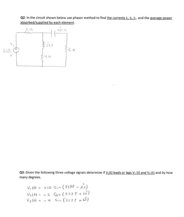 Solved Q1: In the following RC transient circuit use | Chegg.com
