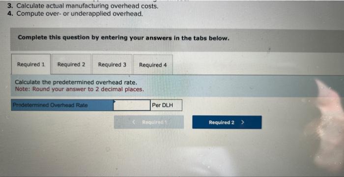 Solved E2-18 (Algo) Calculating Actual and Applied | Chegg.com