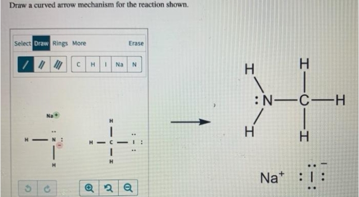 Solved Draw a curved arrow mechanism for the reaction | Chegg.com